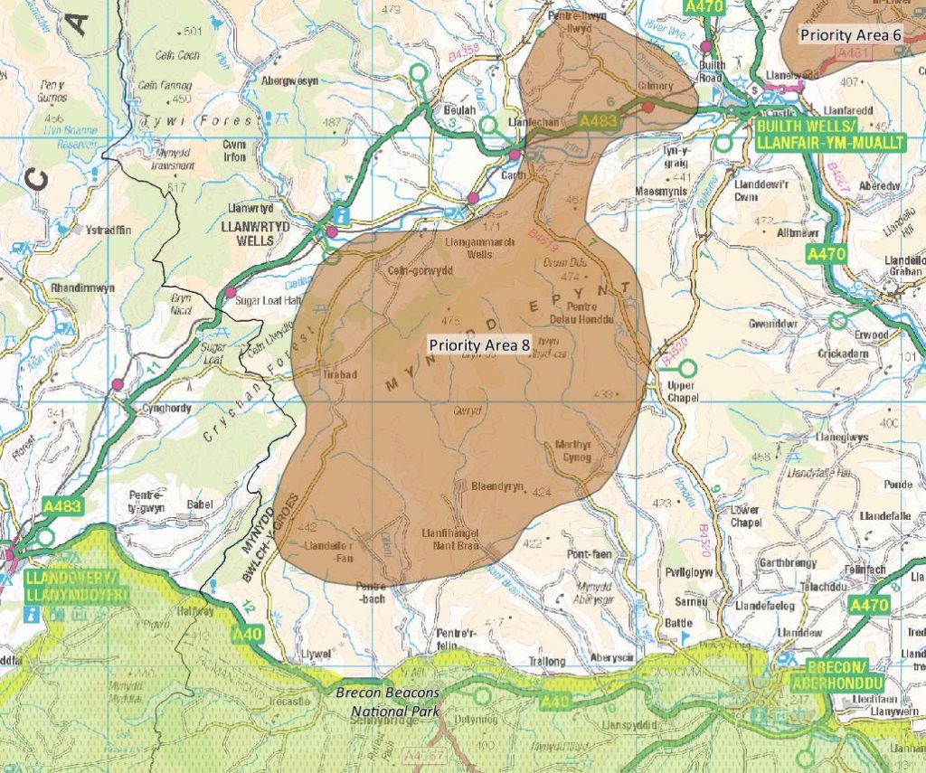 MAPS – NDF PROPOSED WIND AND SOLAR PRIORITY AREAS FOR POWYS – Brecon ...