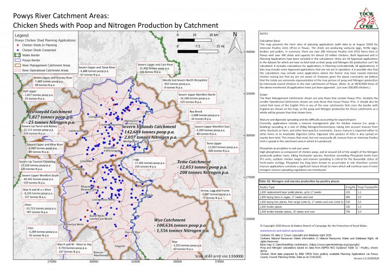 Powys Rivers – Maps – Brecon & Radnor Branch of CPRW
